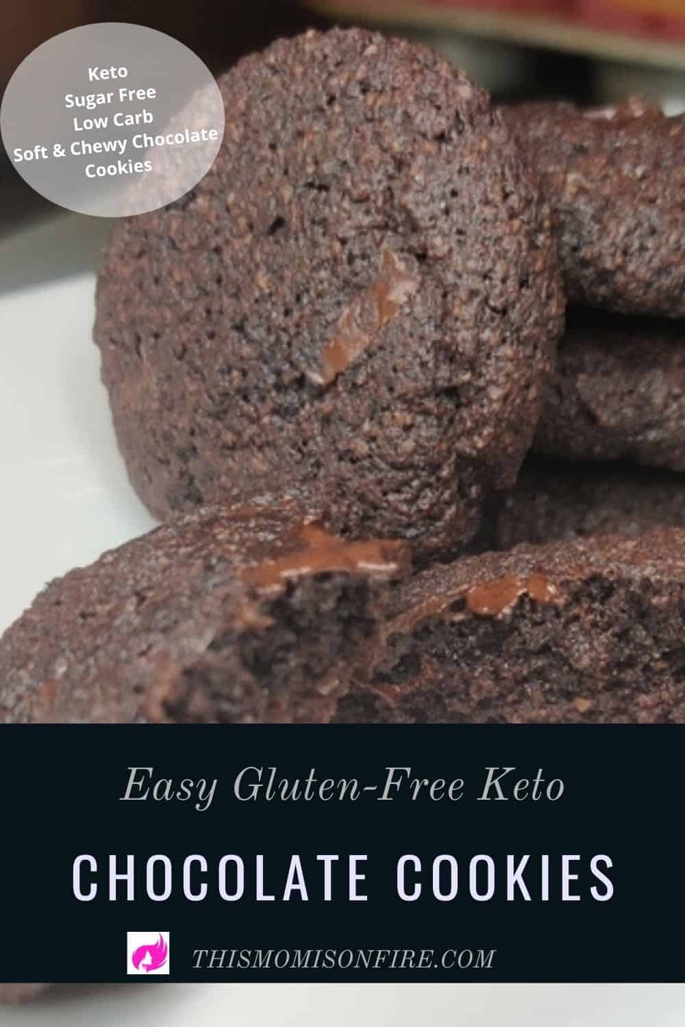 Soft and Chewy Keto Chocolate Cookies - This Mom is on Fire