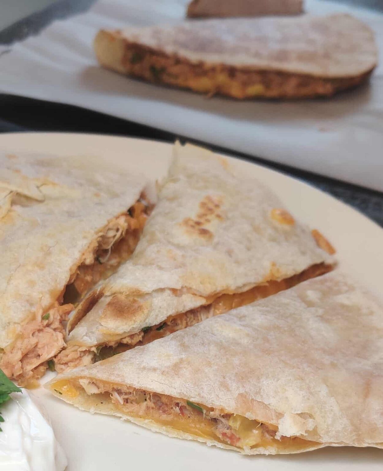 How to Make Quick and Easy Chicken Quesadillas - This Mom is on Fire
